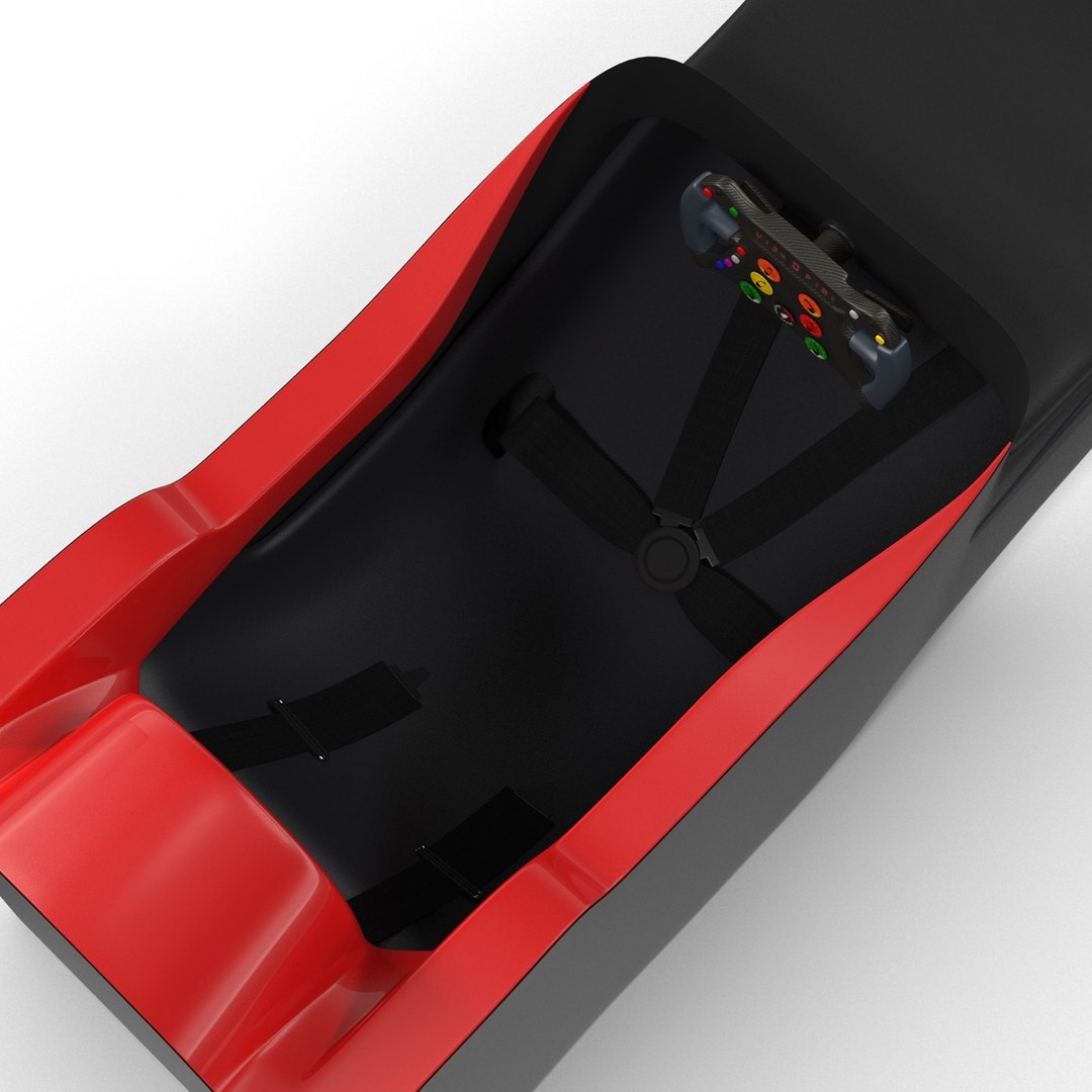 3d Model Of Formula Cockpit