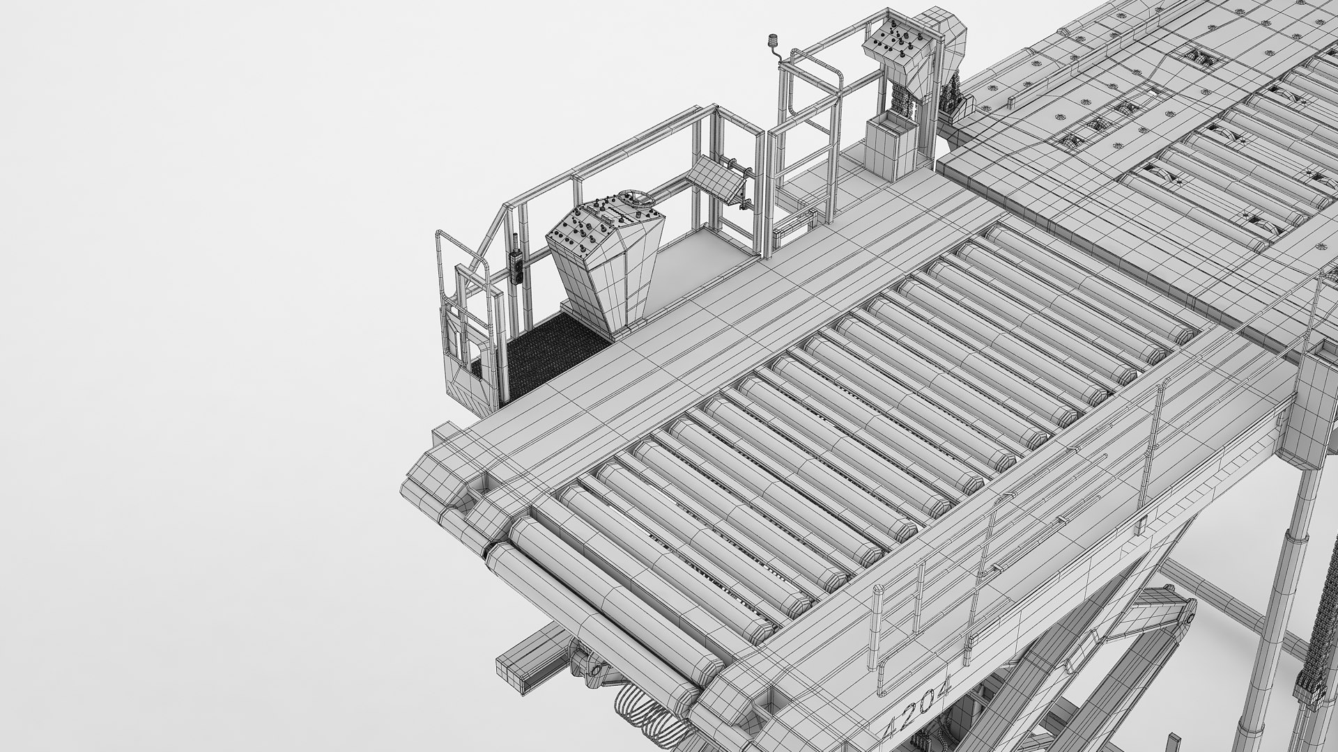Aircraft loader baggage model - TurboSquid 1633522