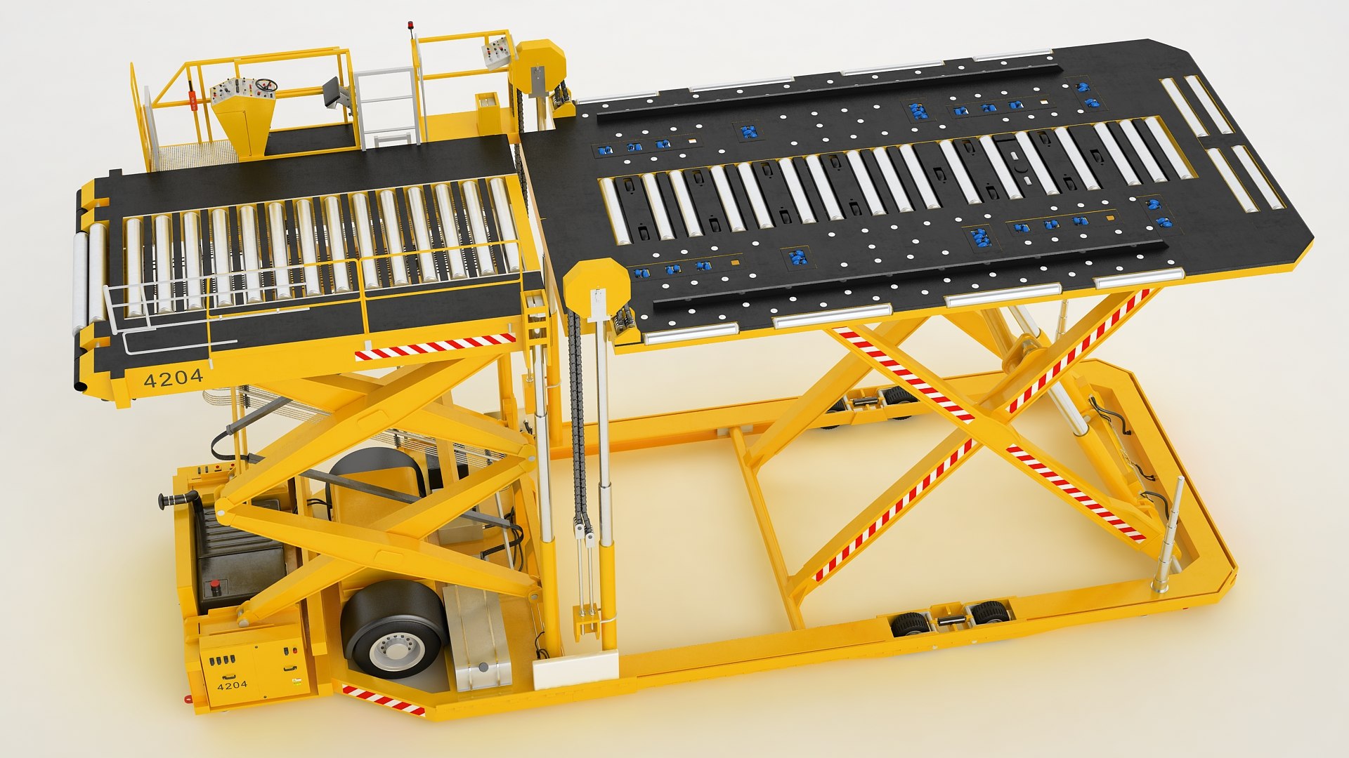 Aircraft loader baggage model - TurboSquid 1633522