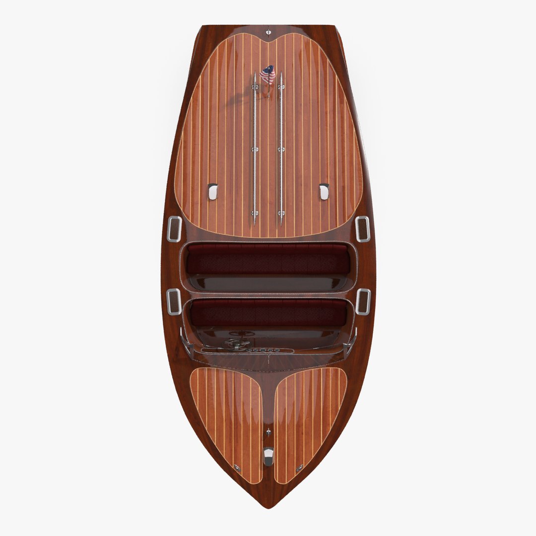 3d wooden boat