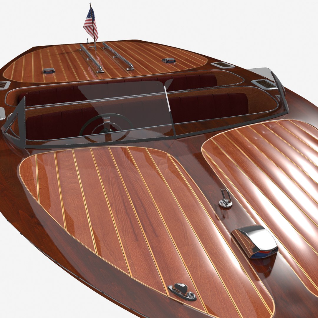 3d wooden boat