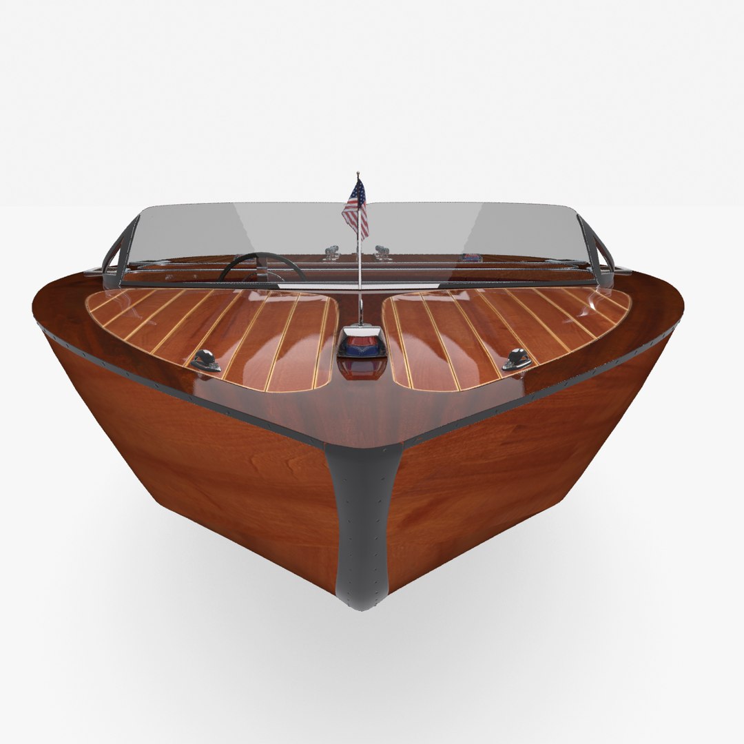 3d wooden boat