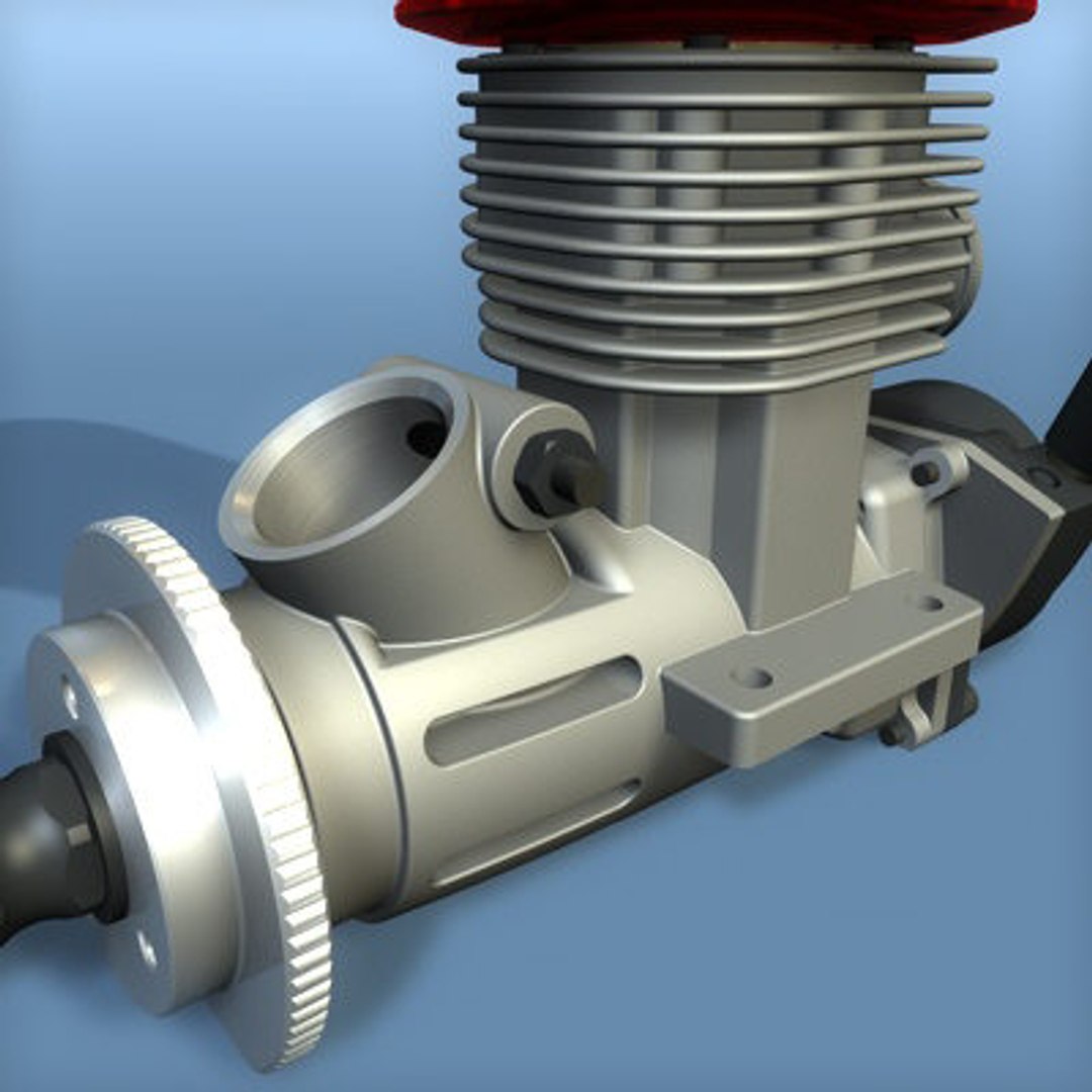 3d engine radio controlled model