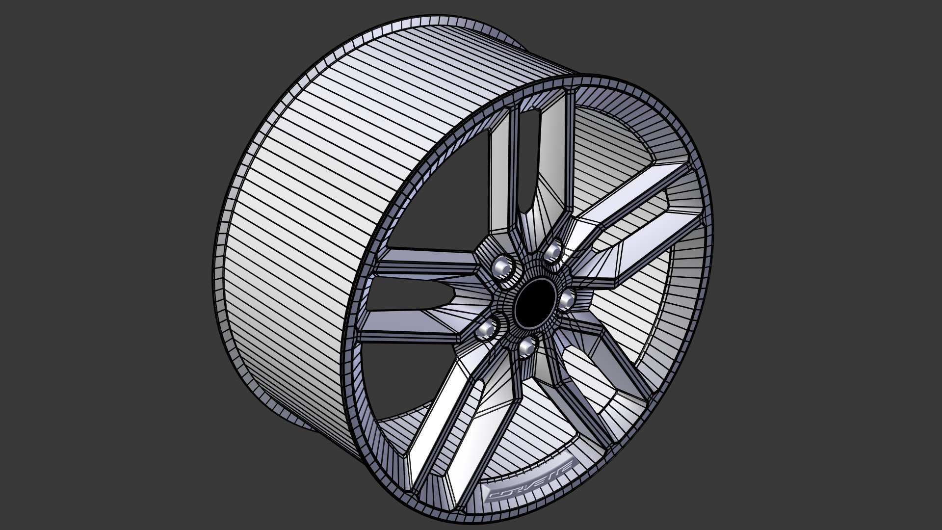 3D Automobile Rim - TurboSquid 1458083