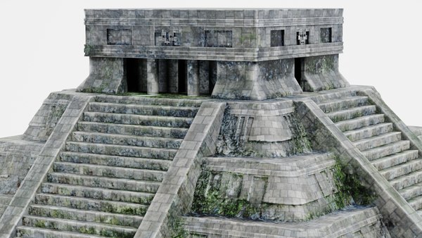 modelo 3d Pirámides Mayas - TurboSquid 2160062