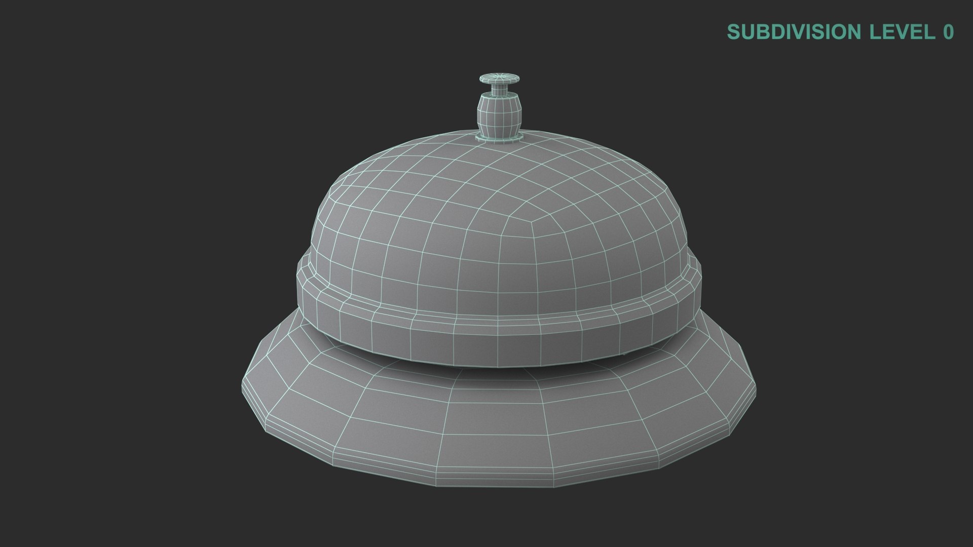 Service Bell 3D Model - TurboSquid 1804906