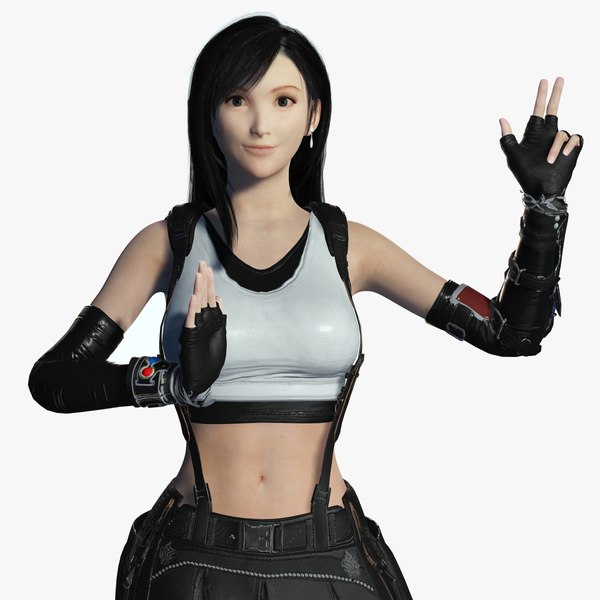 Tifa Lockhart Game Ready Model 3D - TurboSquid 1898474