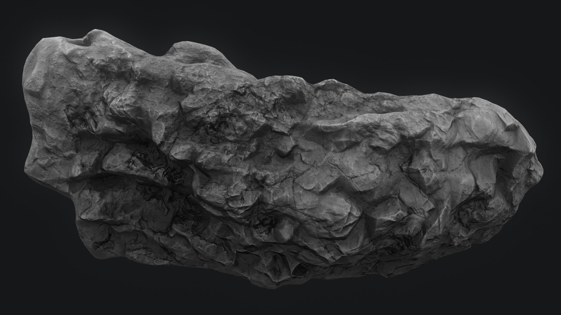 Meteor Asteroid Rock 4k 3D Model - TurboSquid 1433619