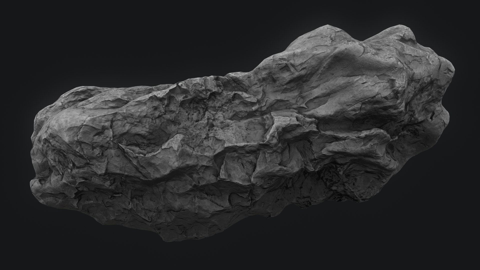 Meteor Asteroid Rock 4k 3D Model - TurboSquid 1433619