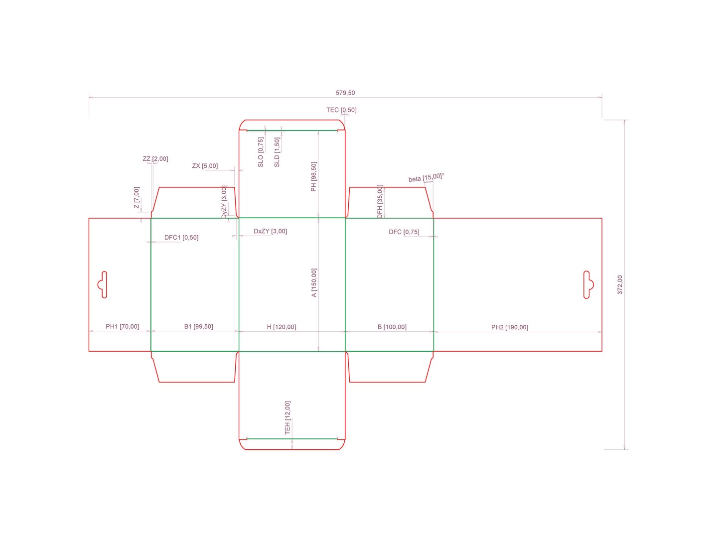 Hanging Display Packaging Box Foldable Locking Flap 3D Model ...