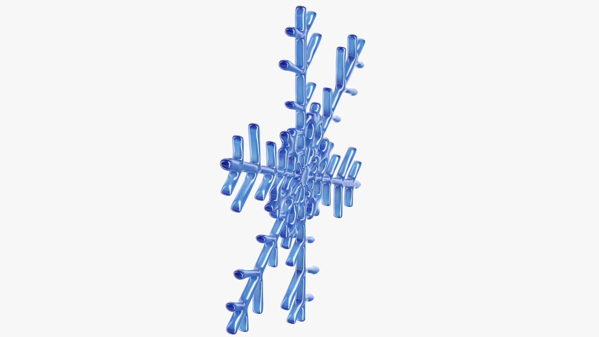 Snow Flake 4 Model - TurboSquid 1719831