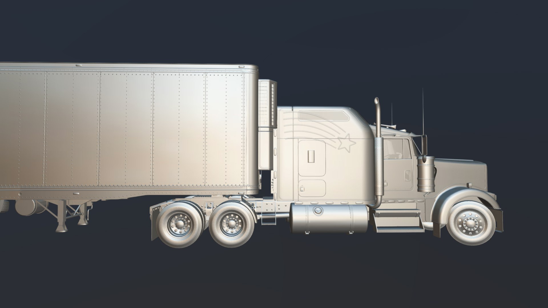 3D Christmas CocaCola Semitruck PBR Model - TurboSquid 1823444
