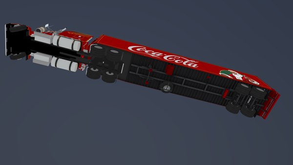 3D Christmas CocaCola semitruck PBR model - TurboSquid 1823444