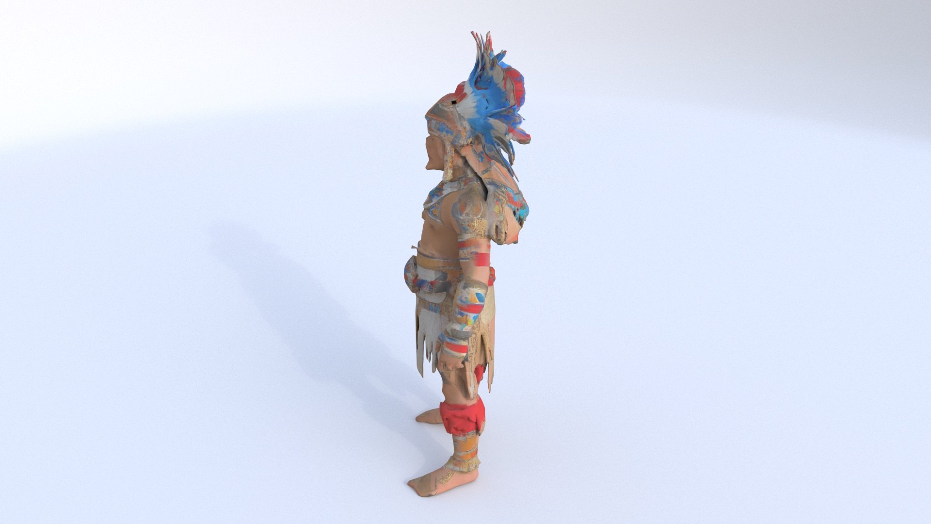 3D Aztec Ballgame Player Attire - TurboSquid 2328142
