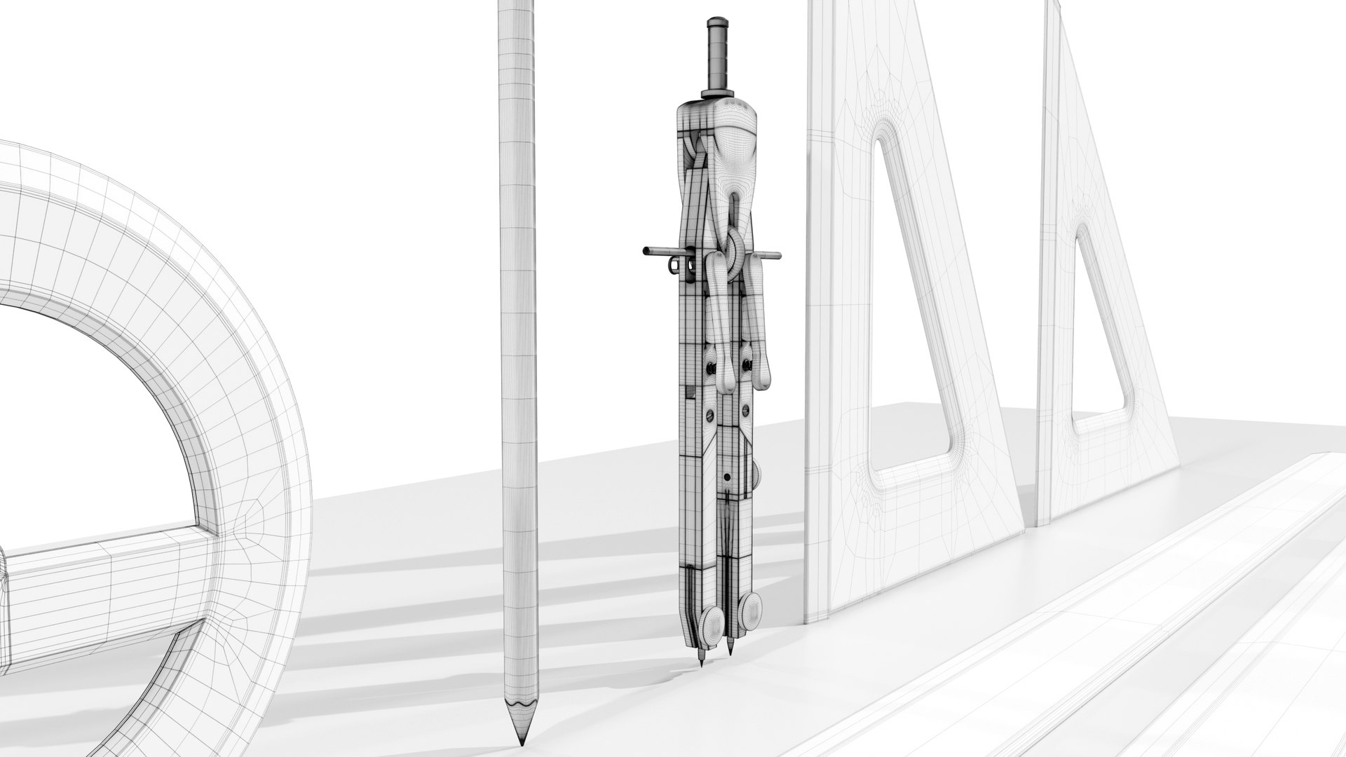 Technical Drawing Tools 3D - TurboSquid 2067639