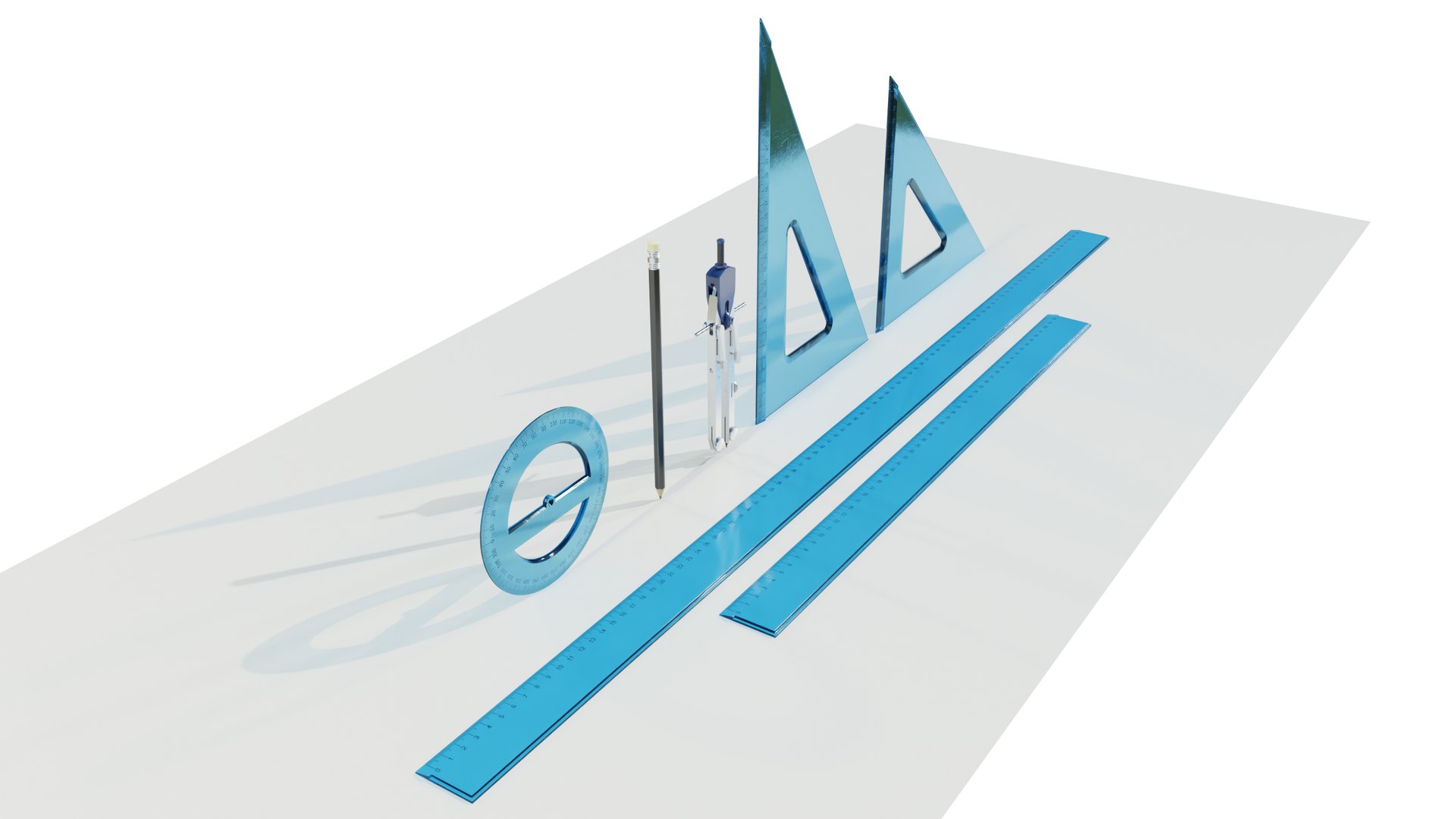 Technical Drawing Tools 3D - TurboSquid 2067639