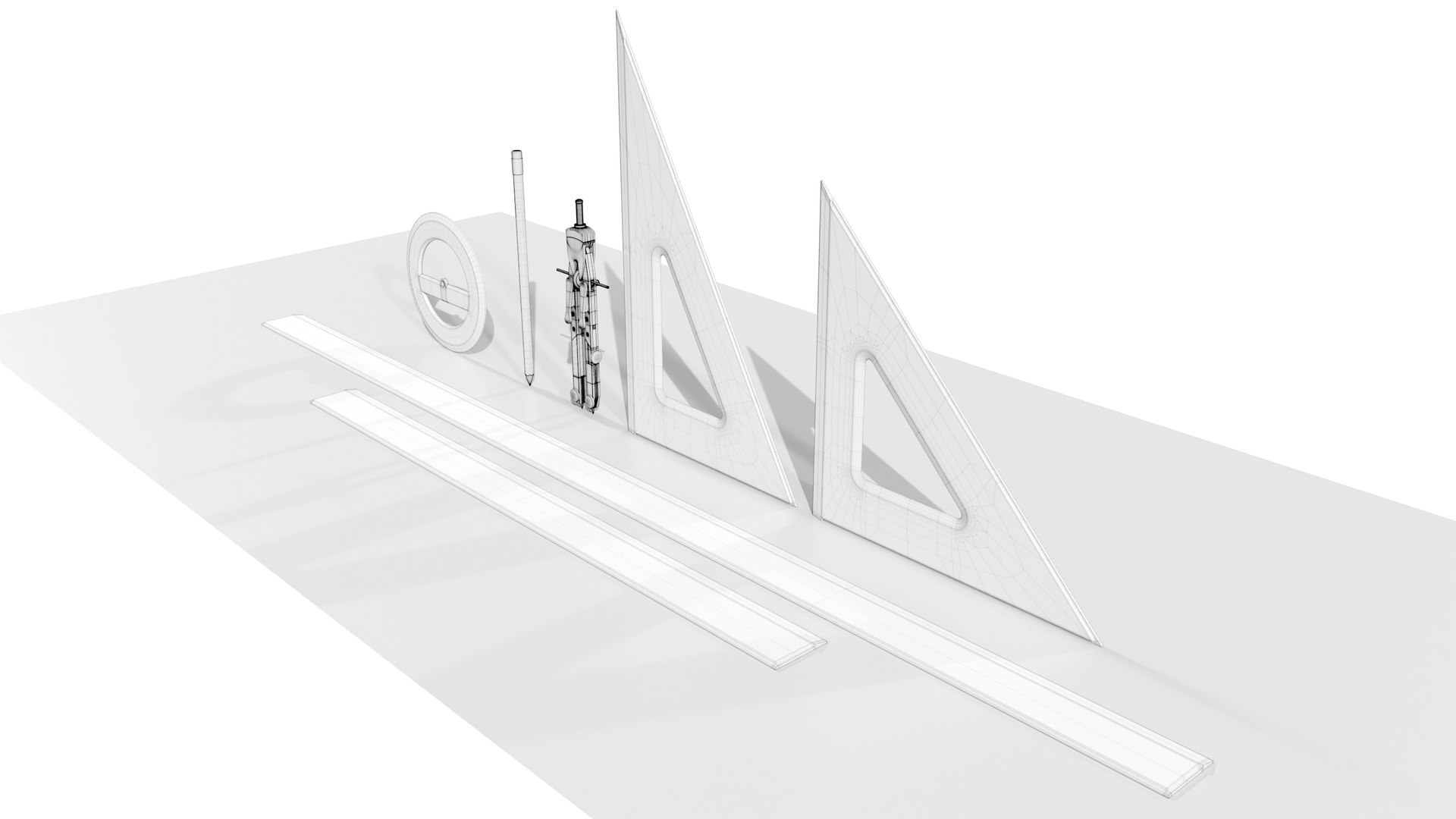 Technical Drawing Tools 3D - TurboSquid 2067639