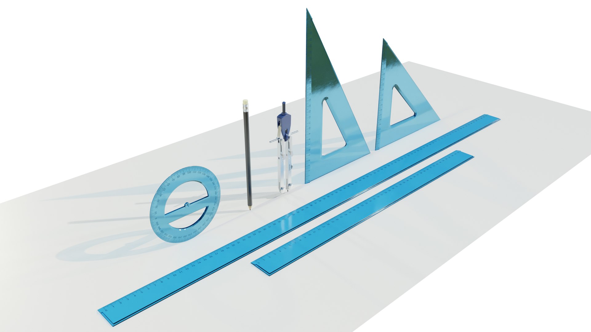 Technical Drawing Tools 3D - TurboSquid 2067639