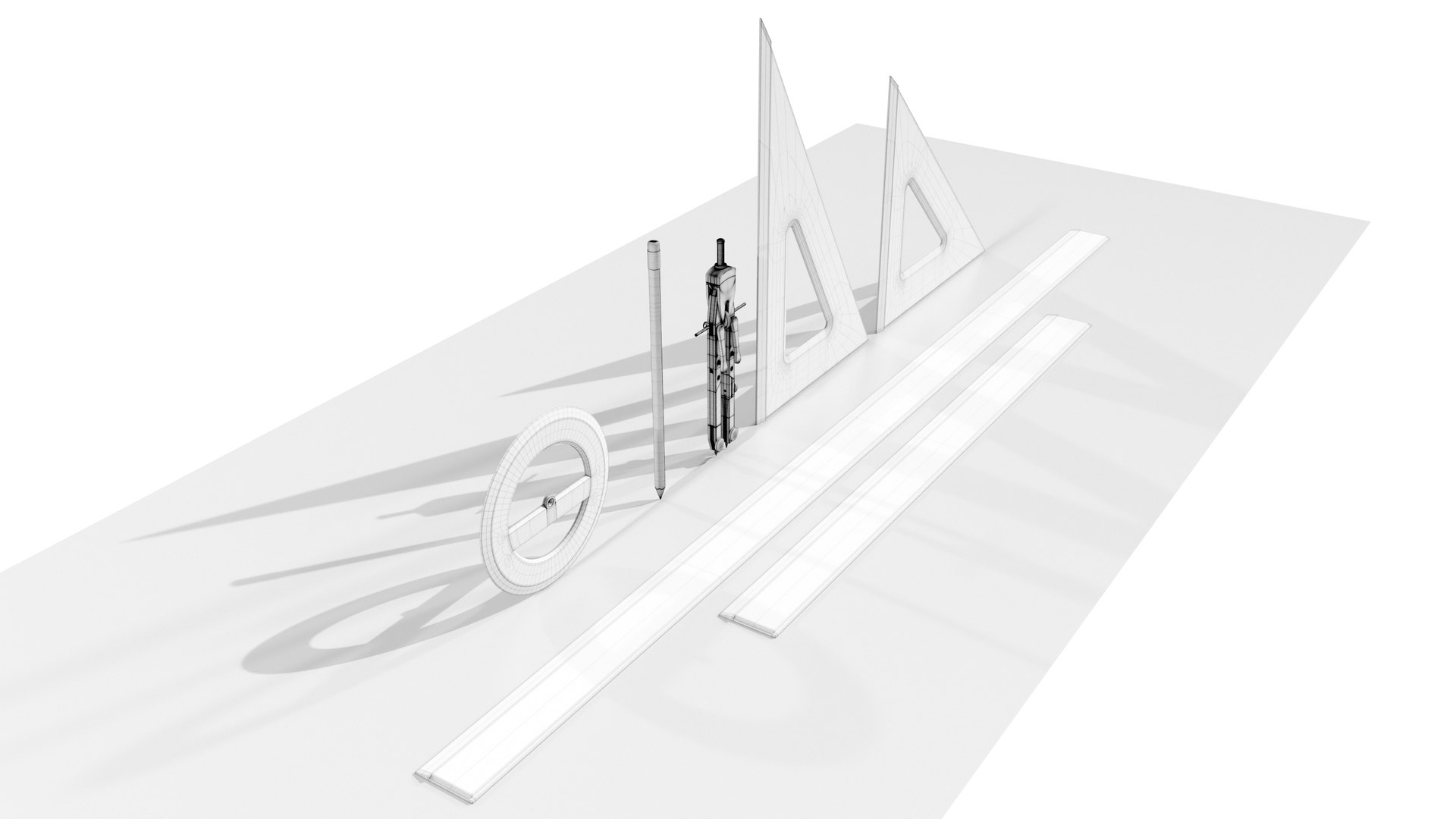 Technical Drawing Tools 3D - TurboSquid 2067639