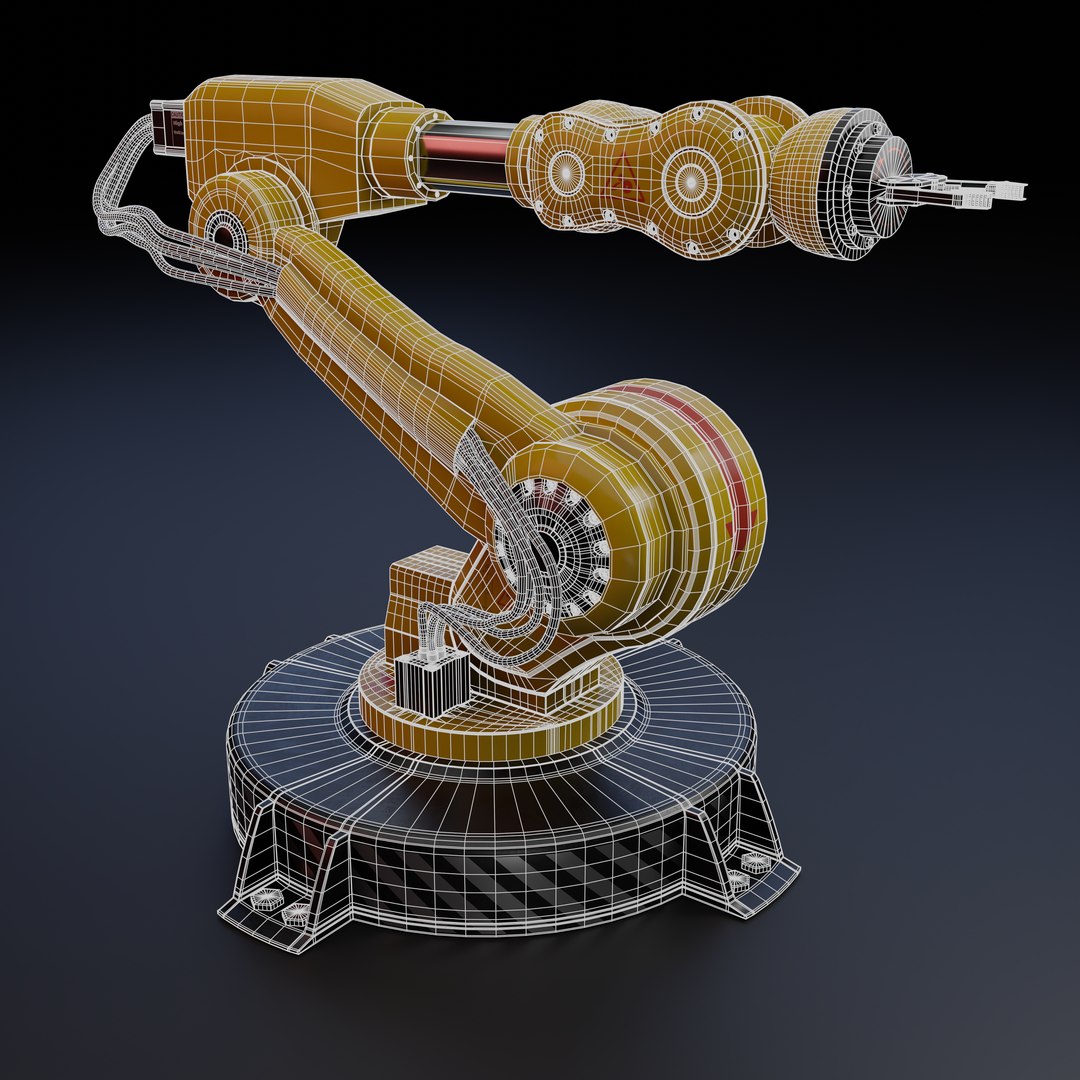 3d Industrial Robot Model Turbosquid 1970514