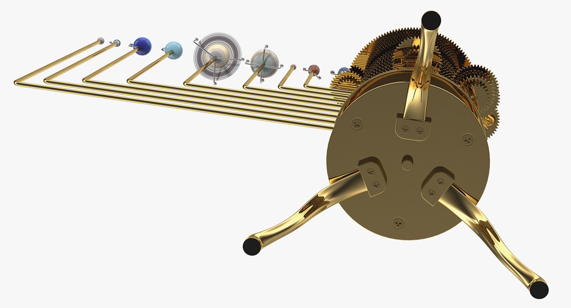 3D solar orrery model - TurboSquid 1394374