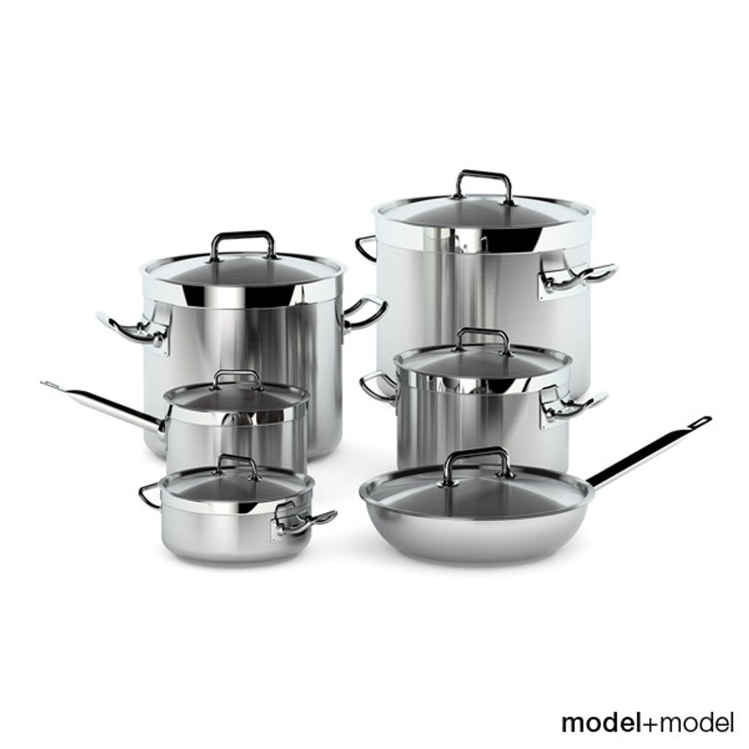 3d Sambonet Professionale Cookware Set