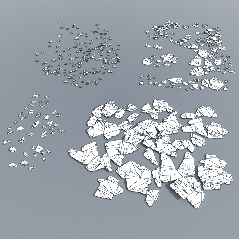 3d rubble debris