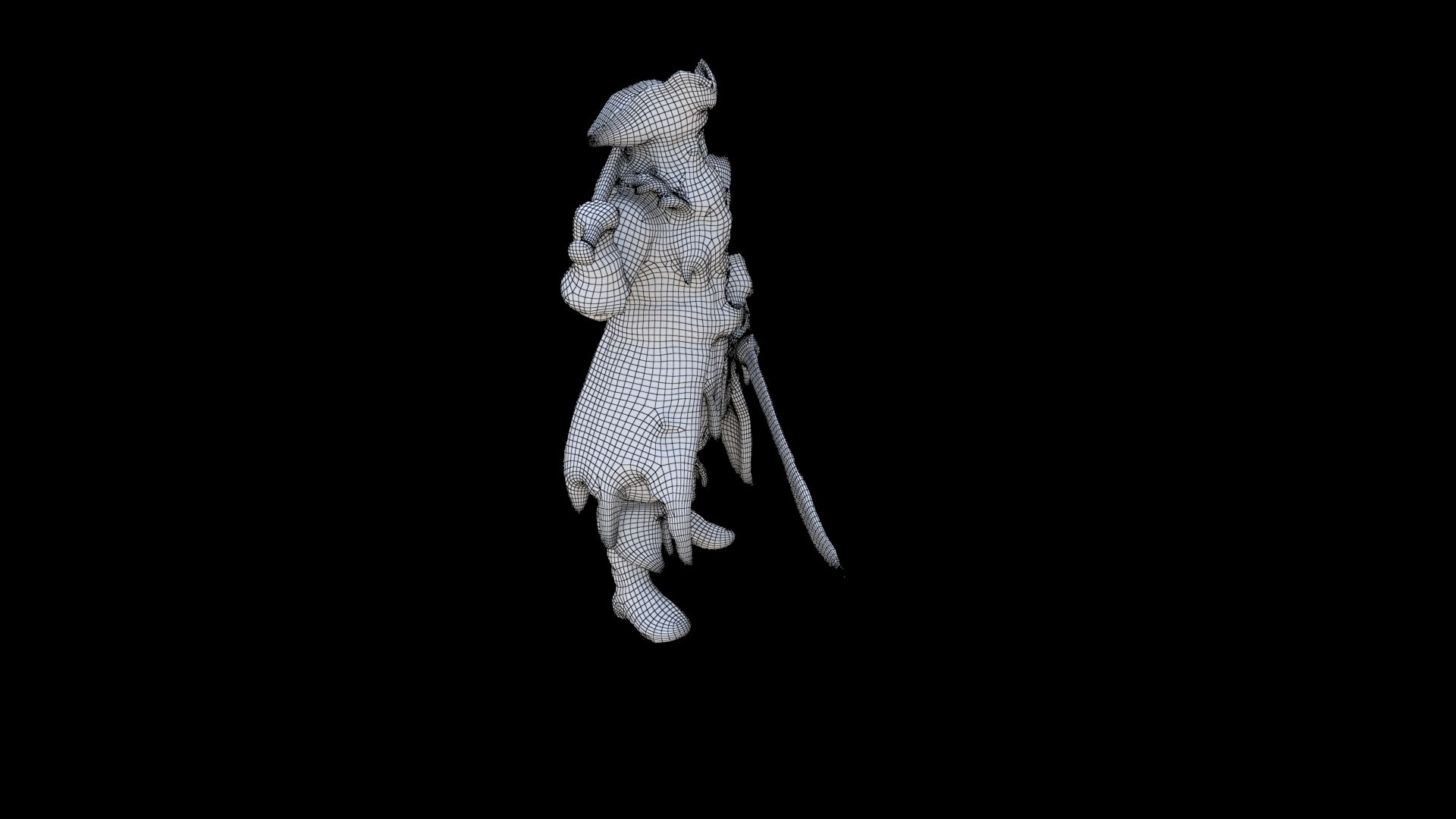 Lady Pirate Blackbeard 3D - TurboSquid 2336773