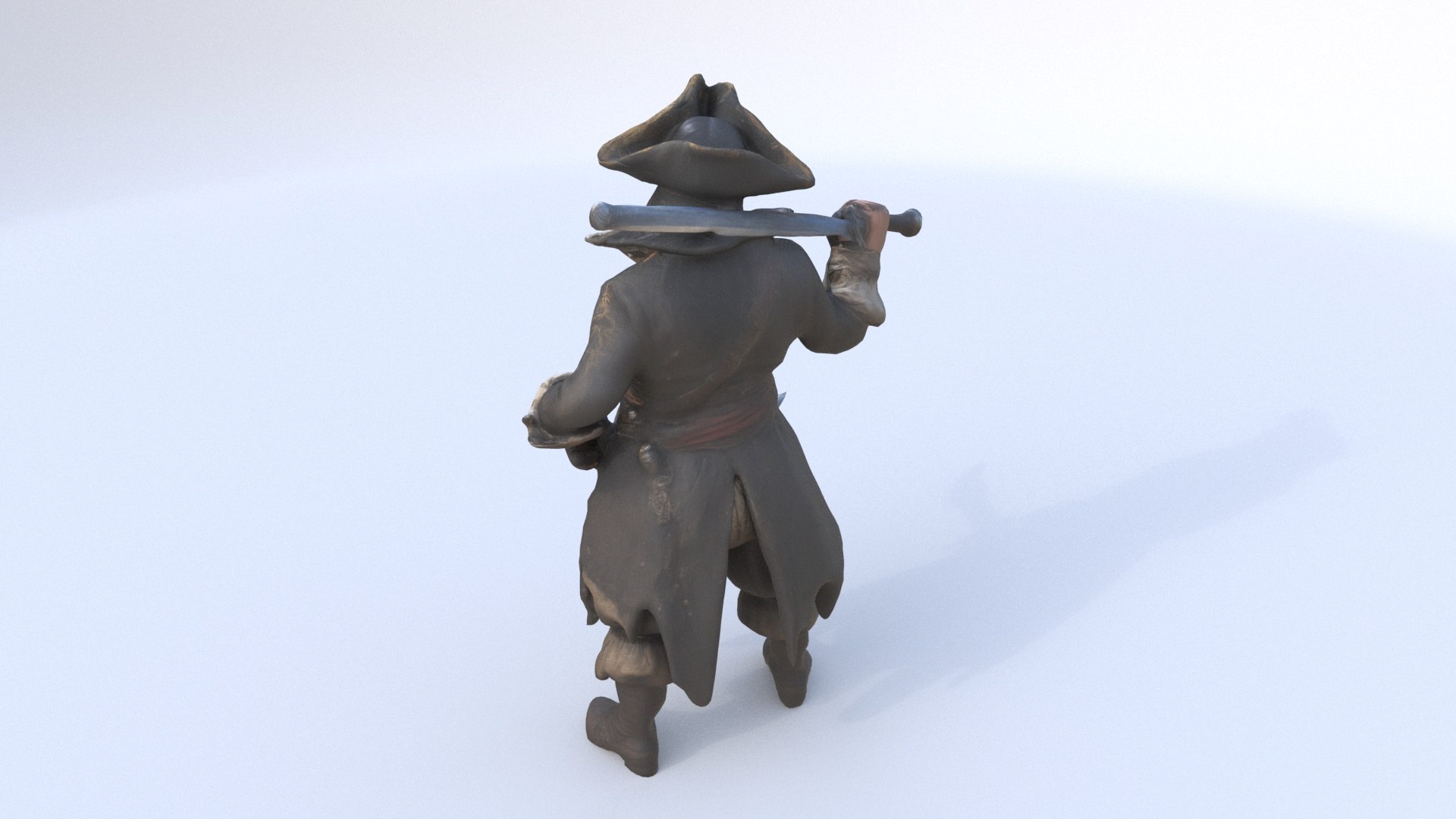 Lady Pirate Blackbeard 3D - TurboSquid 2336773