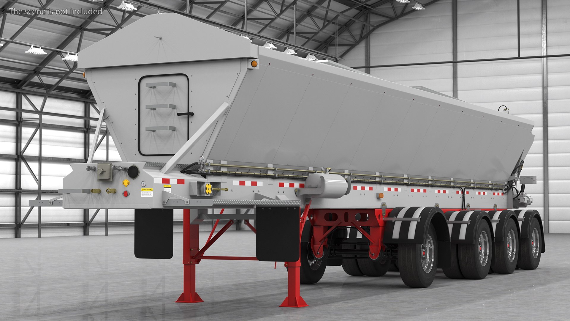 Bottom Trailer Generic Rigged Model - TurboSquid 1886760