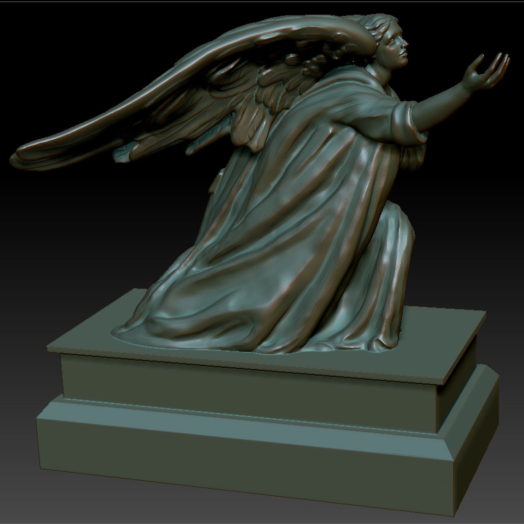 Prayer Angel 3d Model