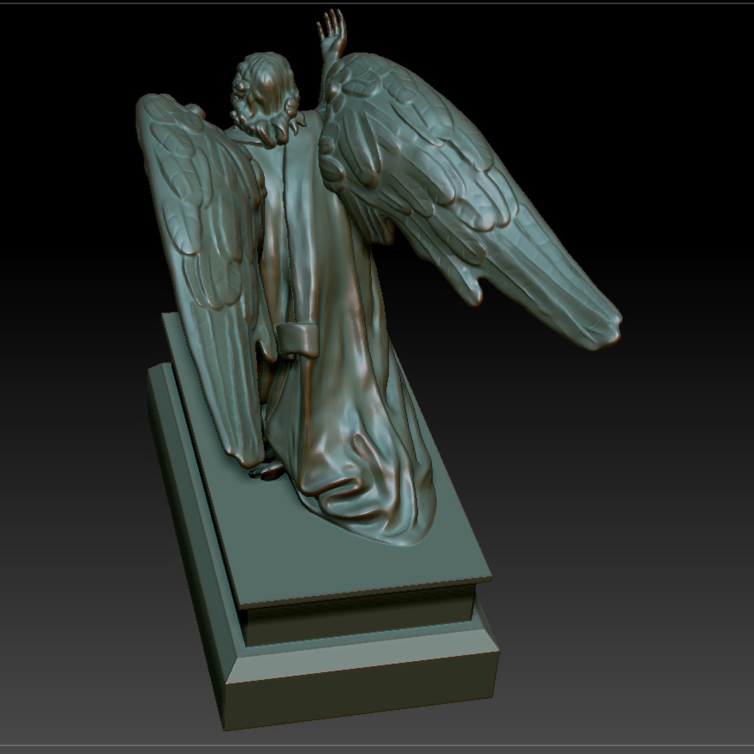 Prayer Angel 3d Model