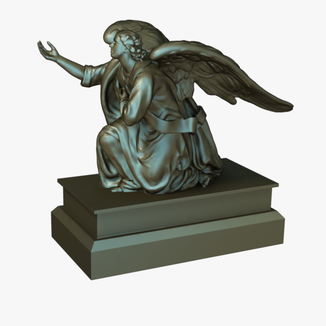 Prayer Angel 3d Model