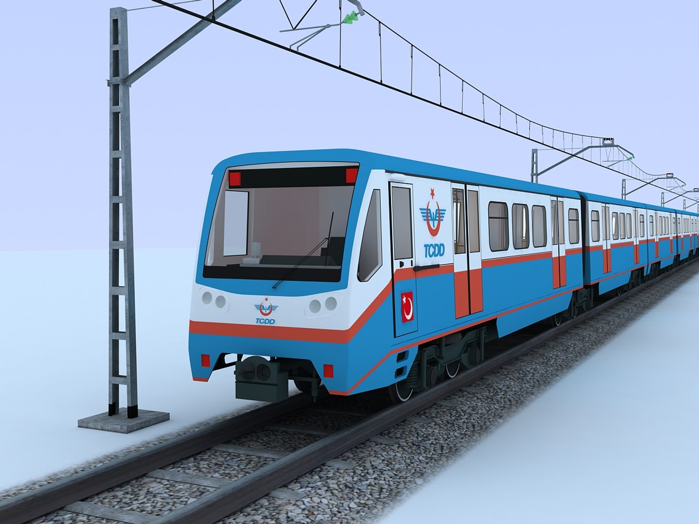 Suburban Train 3d 3ds