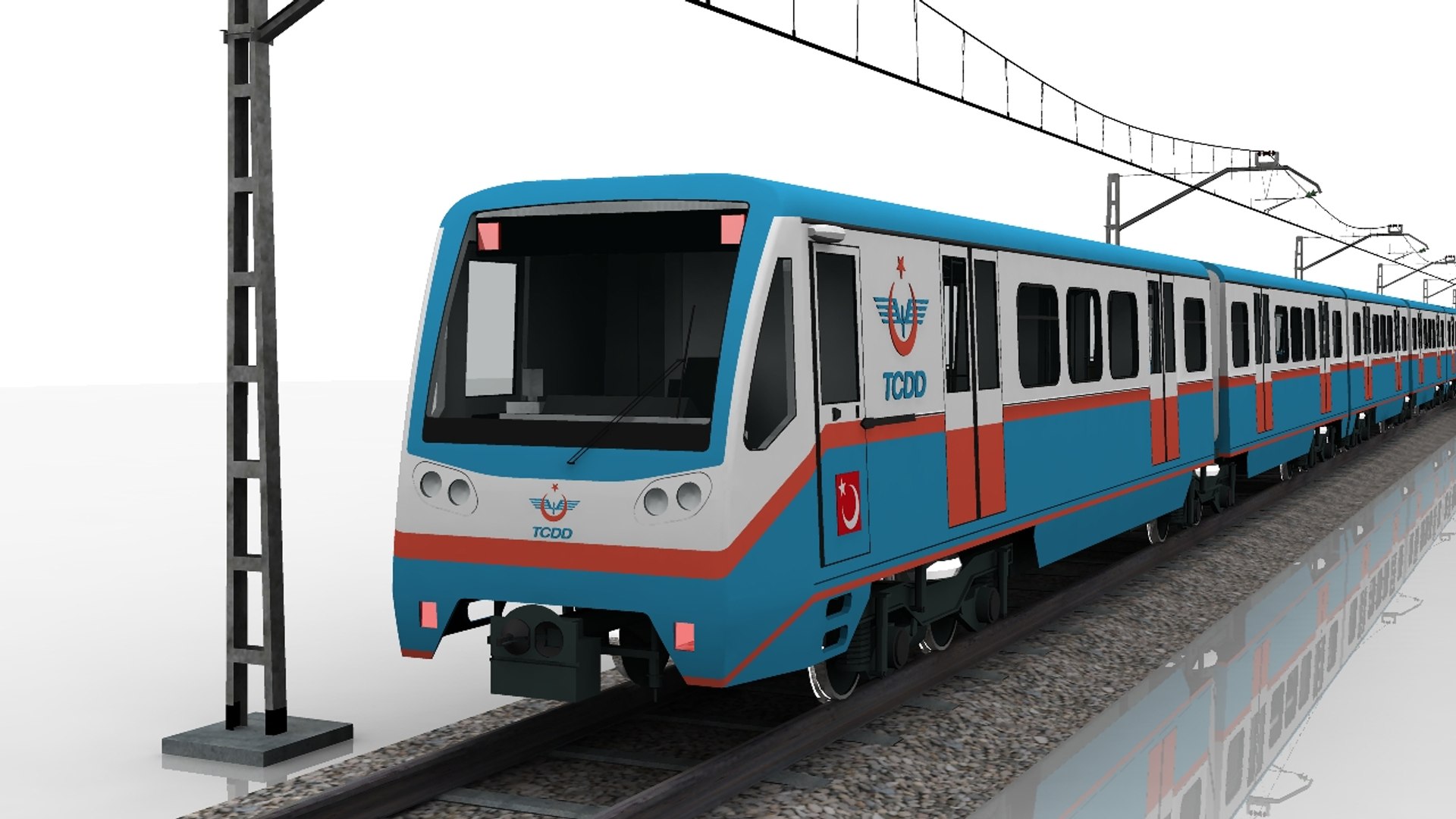 Suburban Train 3d 3ds