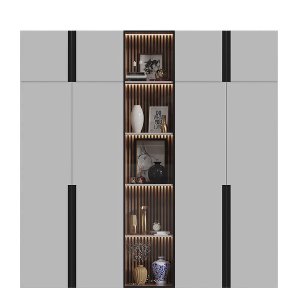 modelo 3d Armario con decoración - TurboSquid 1782703