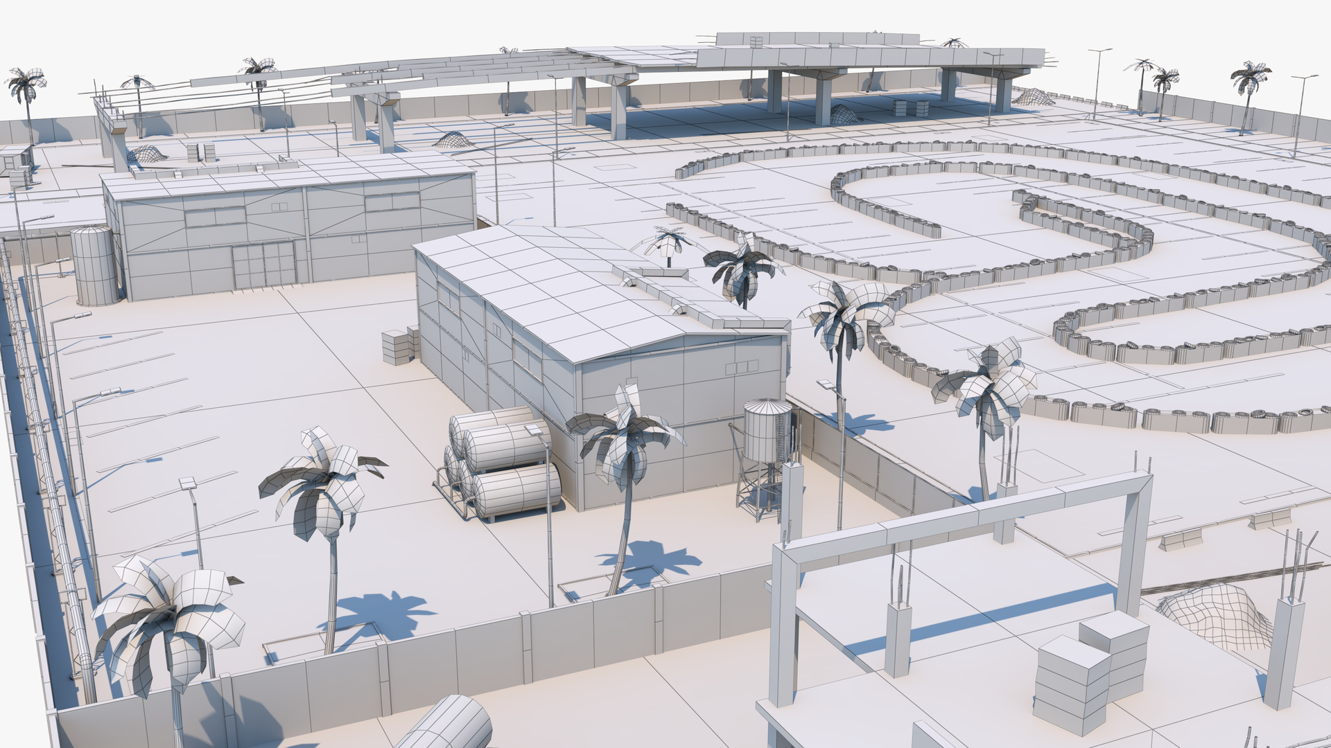 Drift Scene in Construction 3D - TurboSquid 1887308