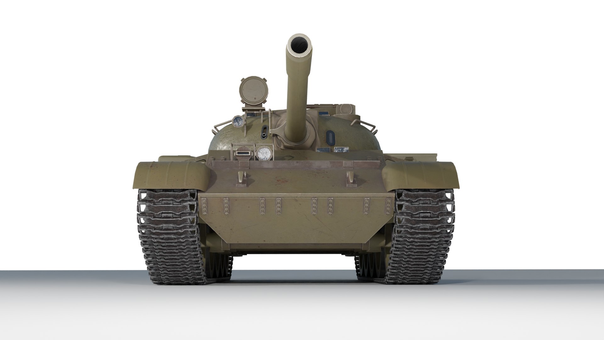 55 Soviet Main Battle Tank T-55A 3D Model - TurboSquid 2144738