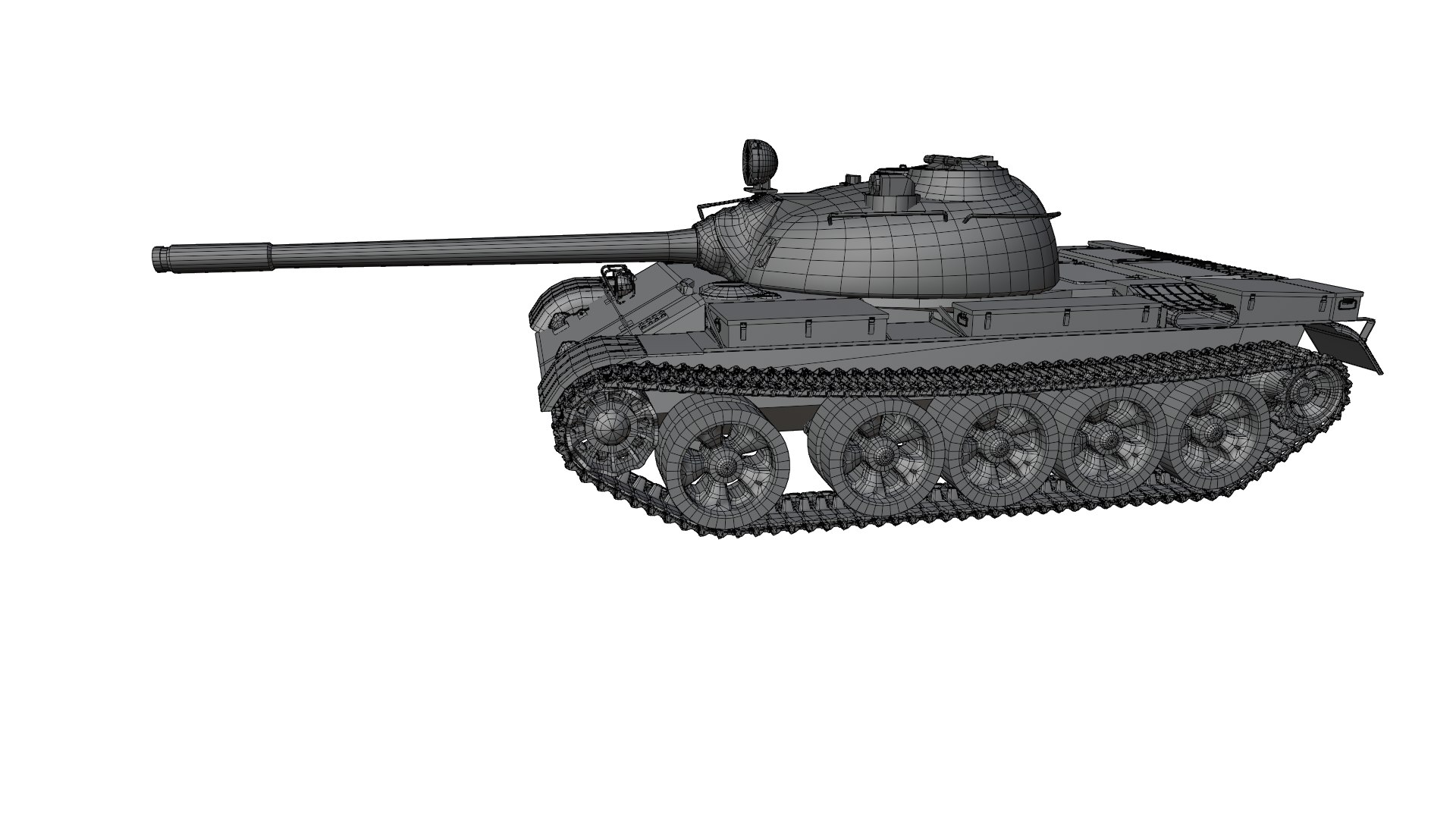 55 Soviet Main Battle Tank T-55A 3D Model - TurboSquid 2144738