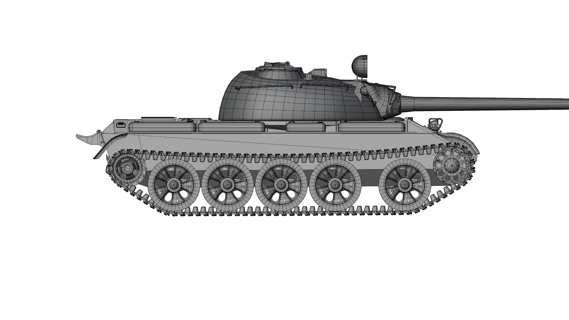 55 Soviet Main Battle Tank T-55A 3D Model - TurboSquid 2144738