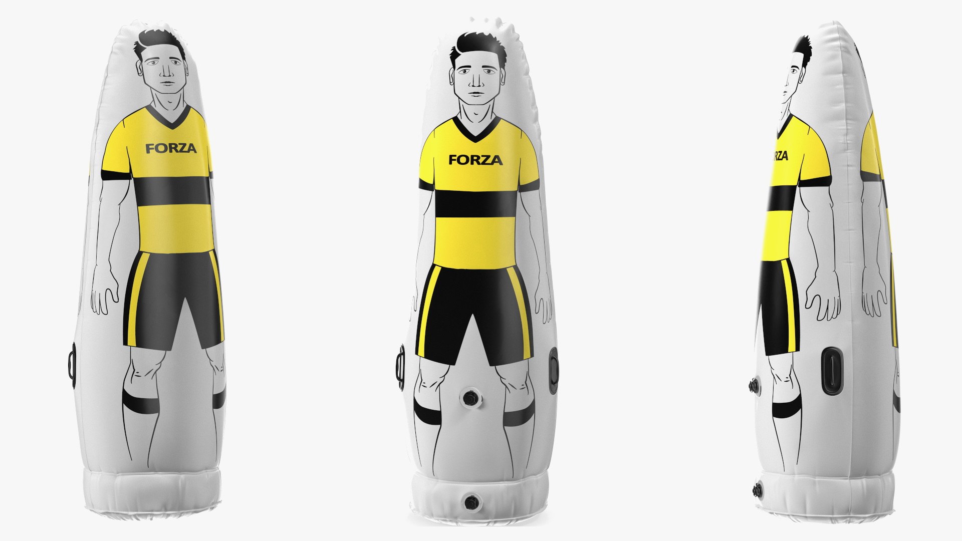 Soccer Dummy For Training Senior Yellow T-shirt 3D Model - TurboSquid ...