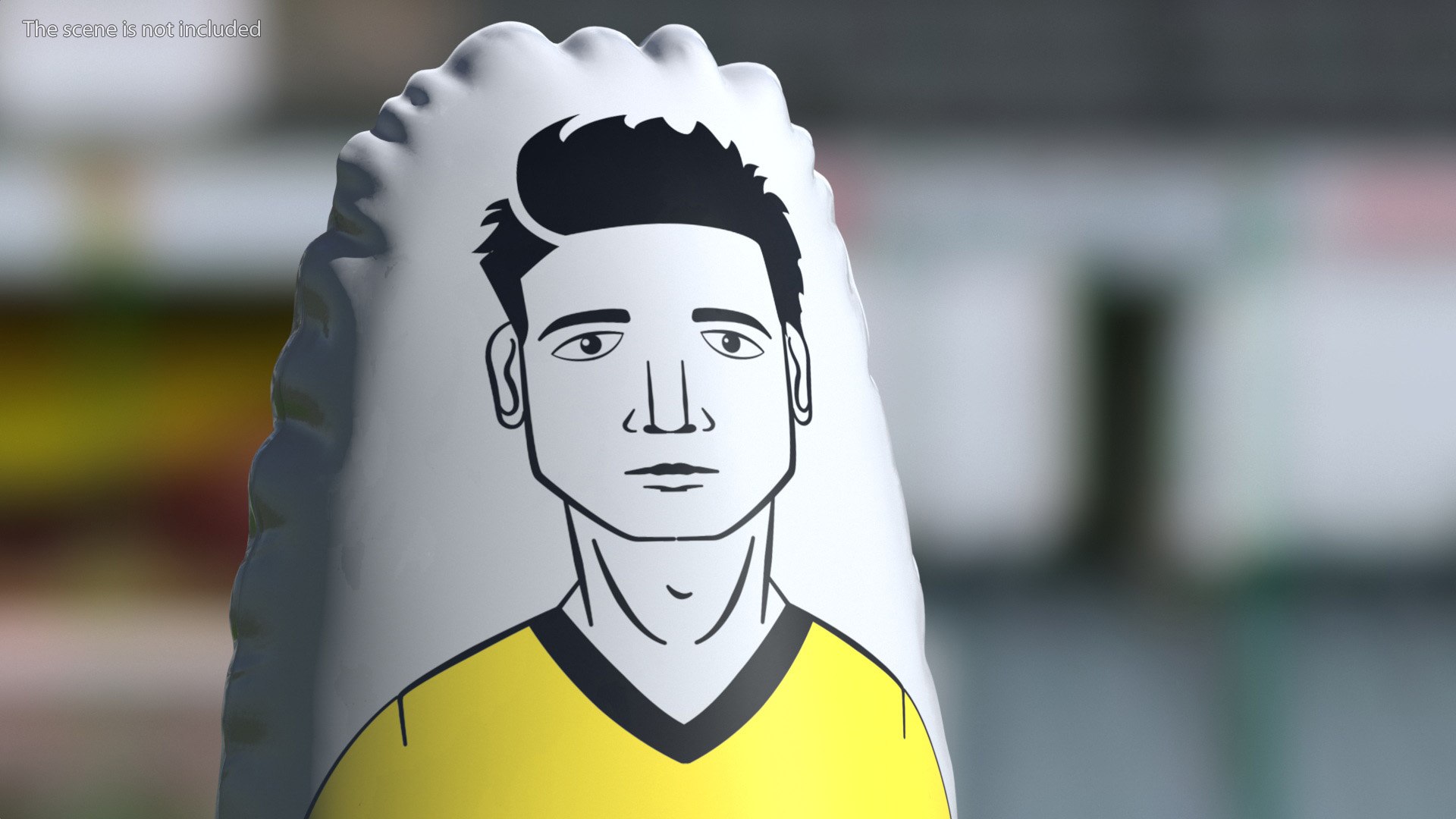 Soccer Dummy For Training Senior Yellow T-shirt 3D Model - TurboSquid ...