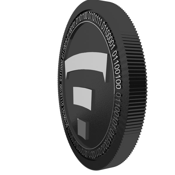Tierion black coin 3D model - TurboSquid 1556649