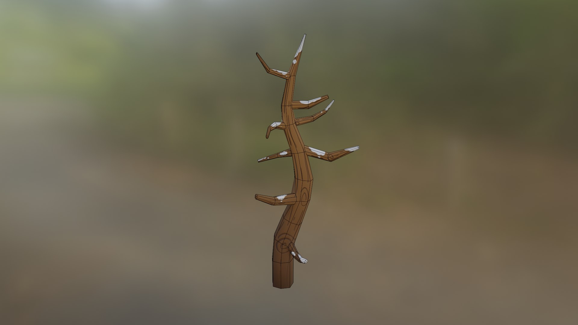 LOW POLY WINTER TREE 3D Model - TurboSquid 2007551