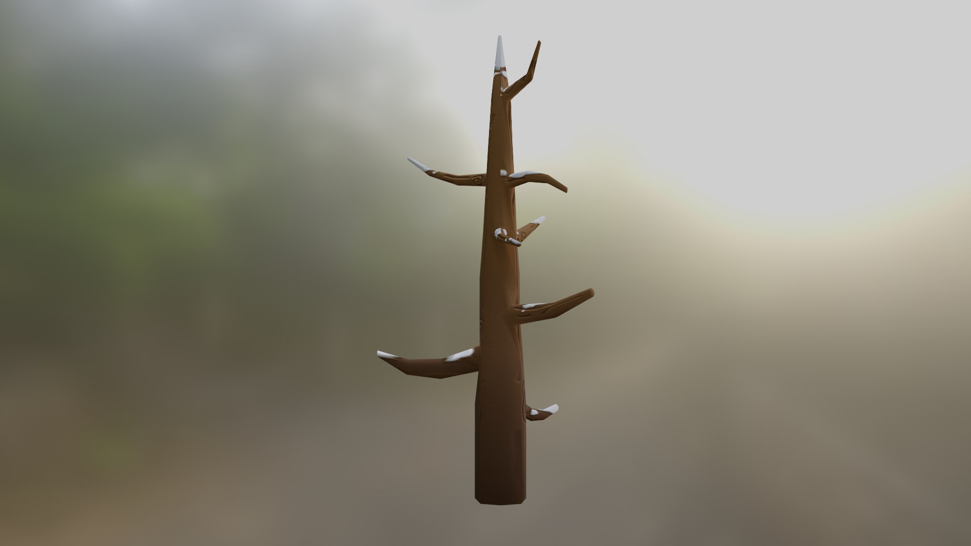 LOW POLY WINTER TREE 3D Model - TurboSquid 2007551