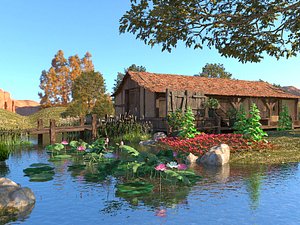 Pond 3D Models for Download | TurboSquid