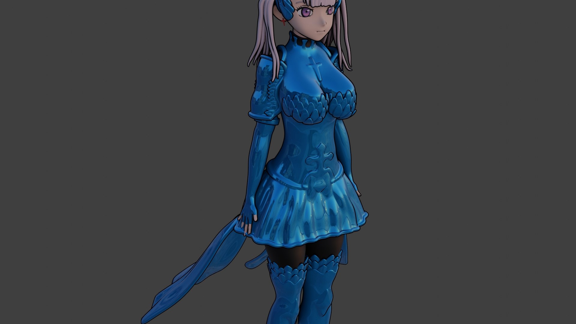 Free 3D Model Noelle Silva Black Clover Mesh 3D - TurboSquid 2011276