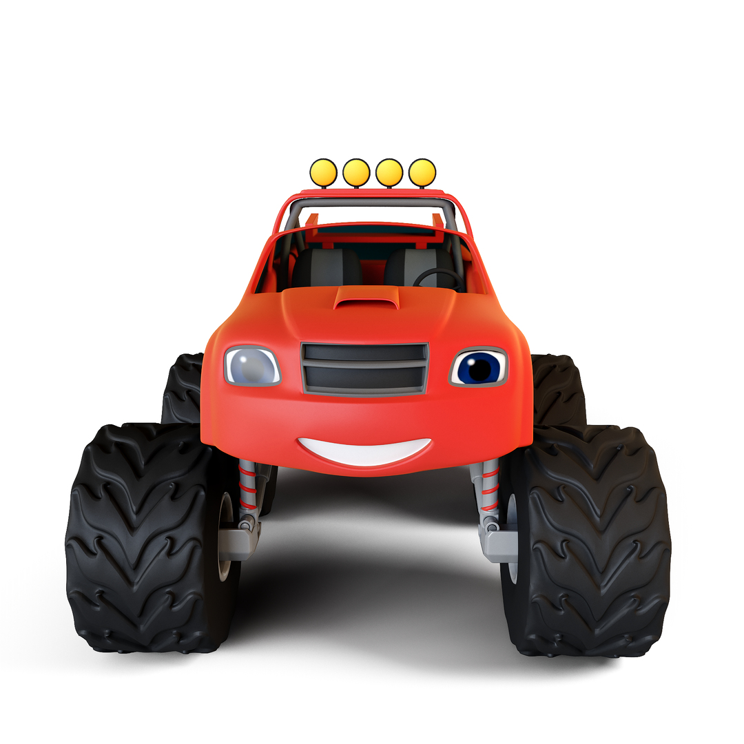 Modello 3D Toy Blaze dal cartone animato "Blaze e le macchine mostruose ...