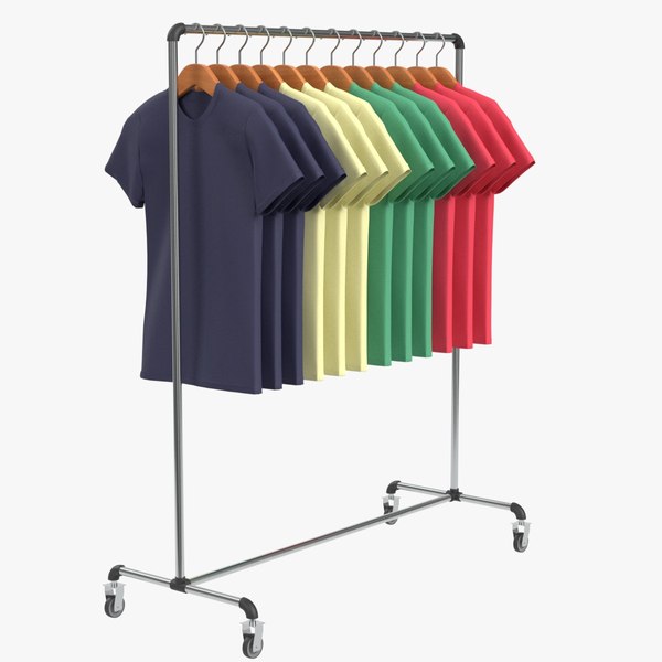 3D model T-shirts rack - TurboSquid 1983879