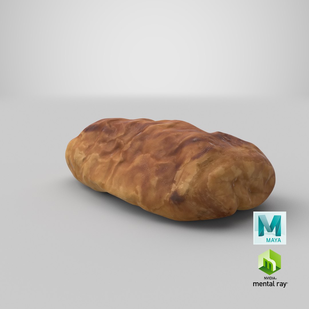 Realistic France Chocolate Croissant 3D Model - TurboSquid 1674448